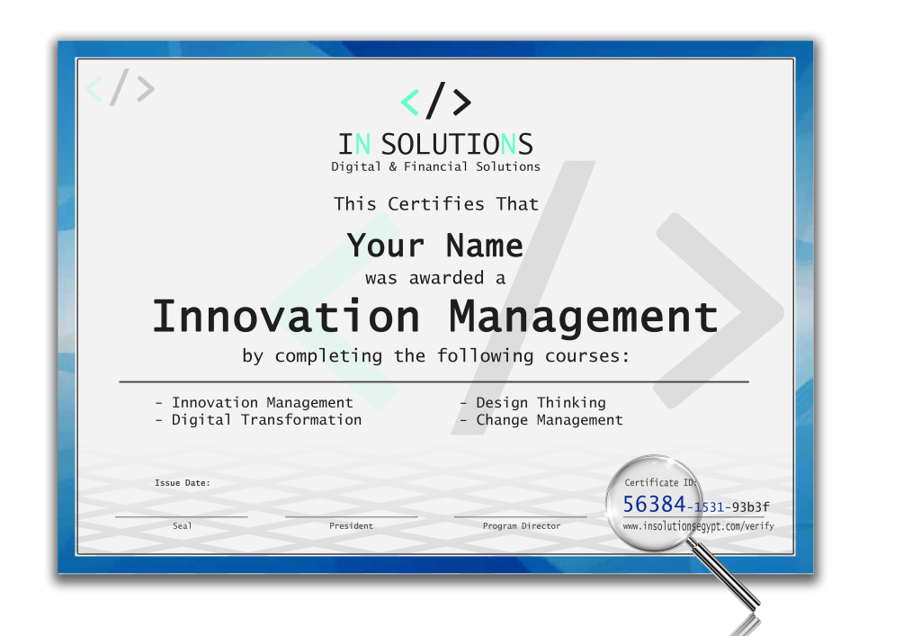 Innovation Management Program - IN SOLUTIONS