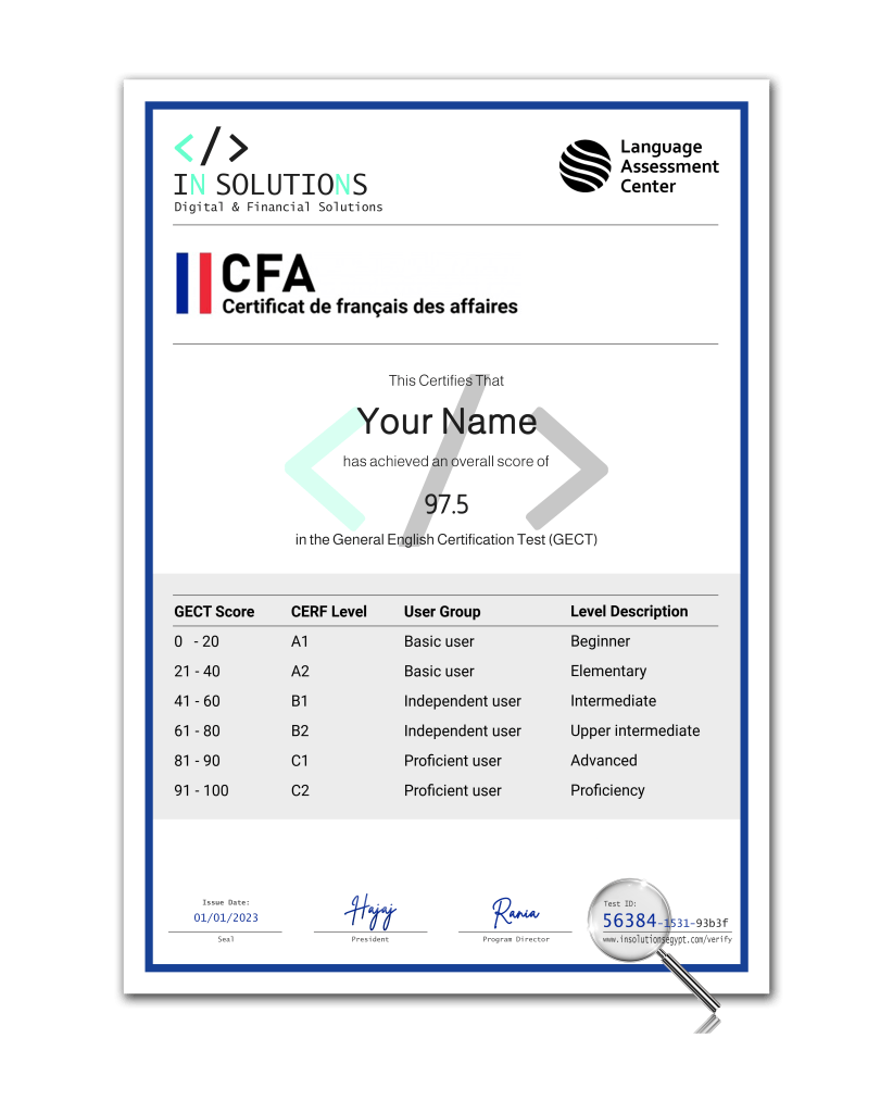 Business French Test CFA IN SOLUTIONS business-french-test-cfa-in-solutions